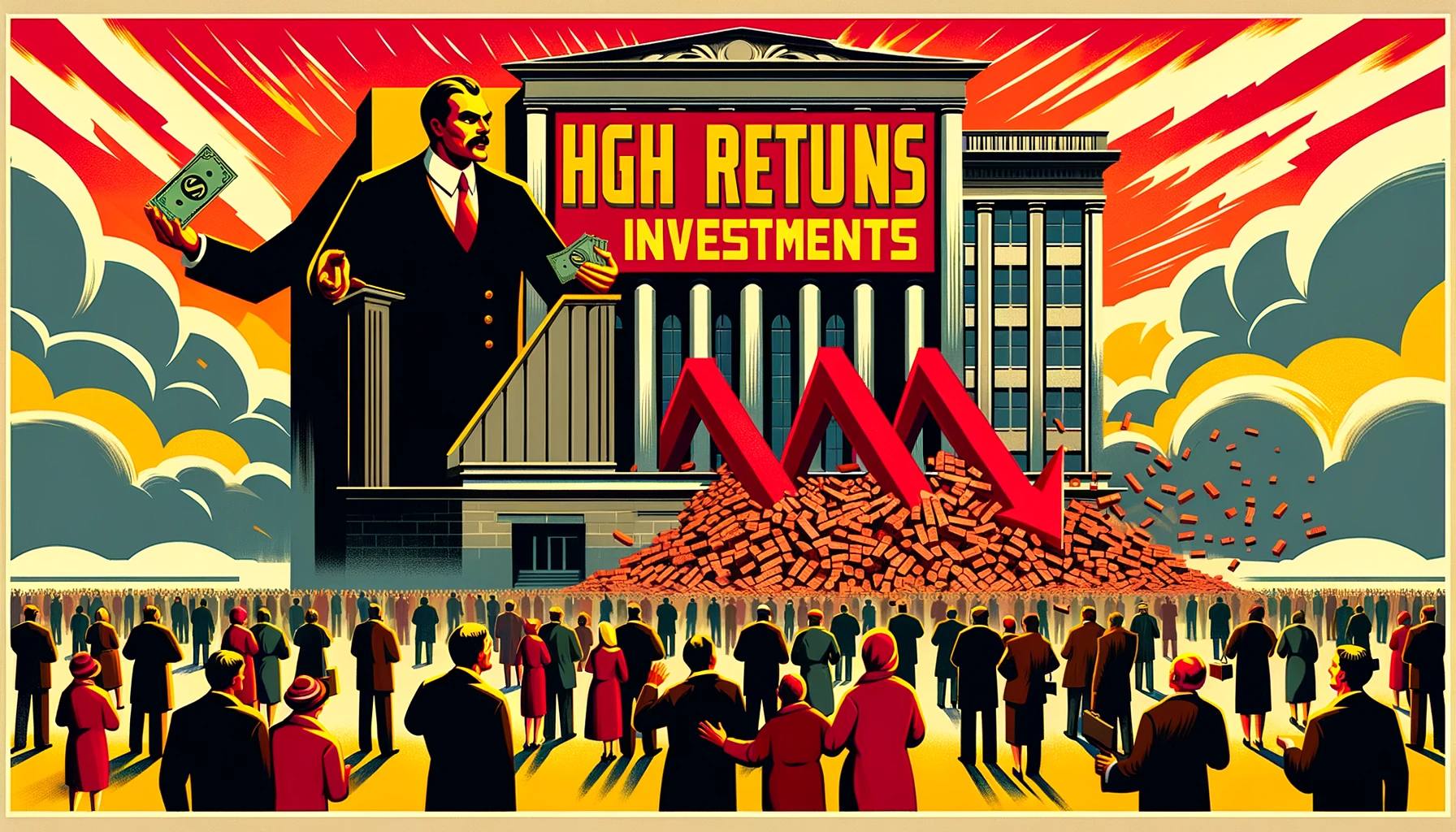 Ponzi paiement des rendements, l'encaissement-décaissement