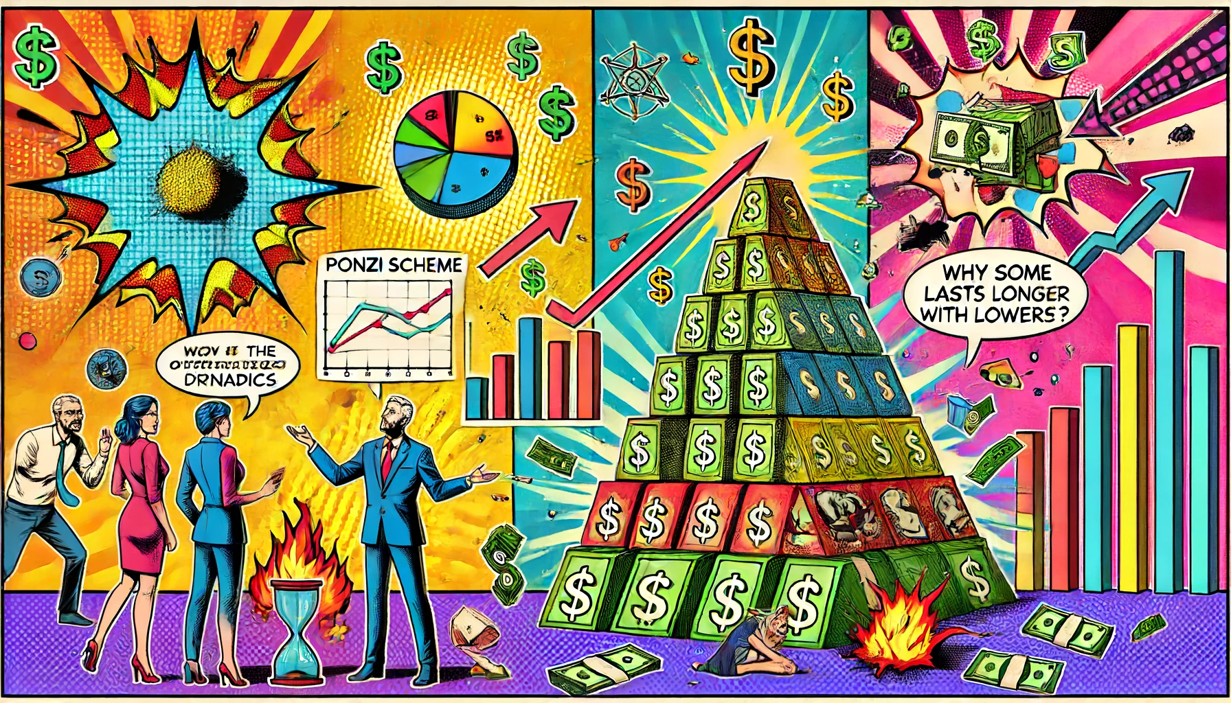 Le mécanisme de pyramide dans les systèmes de Ponzi