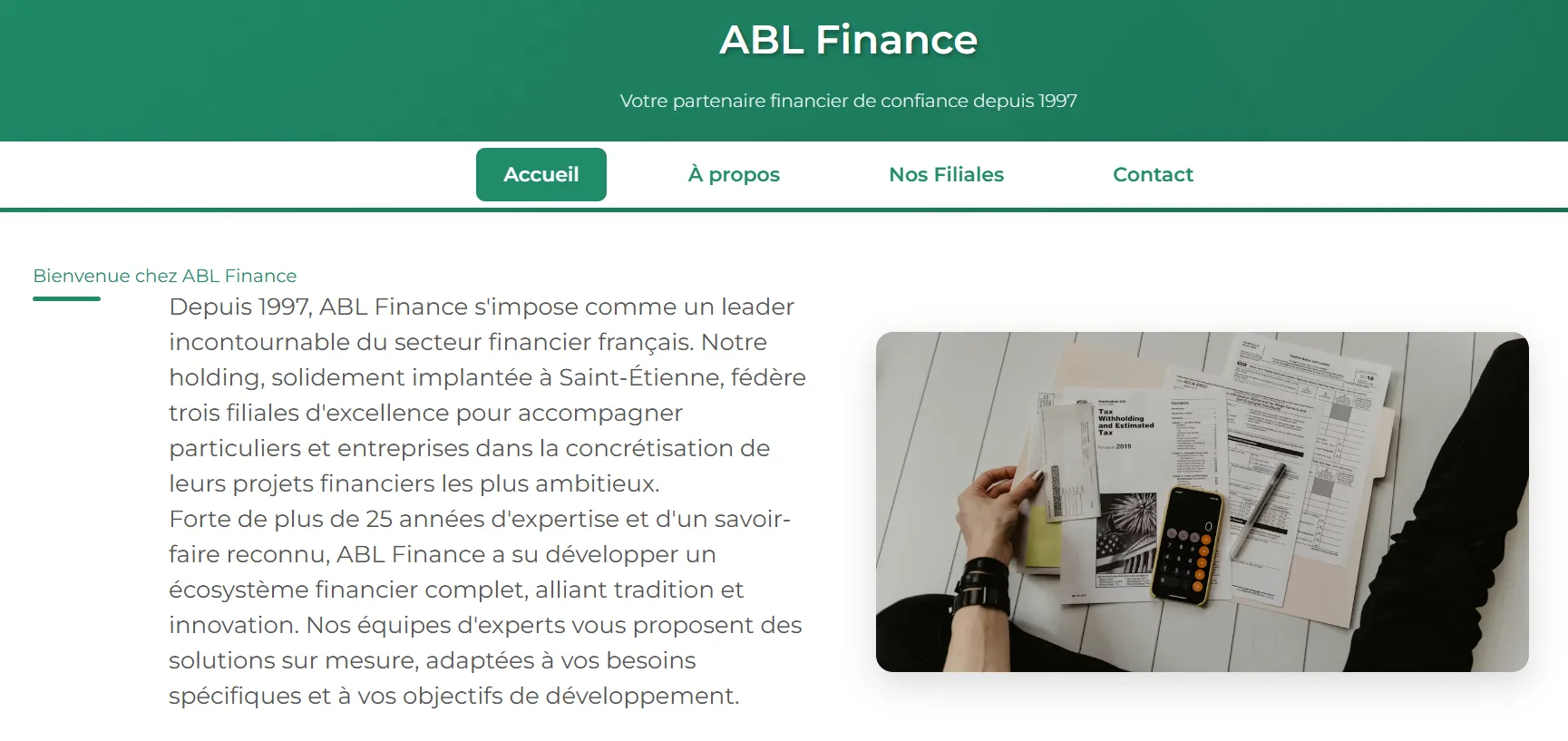 ABL Finance : un site qui revendique la confiance mais....